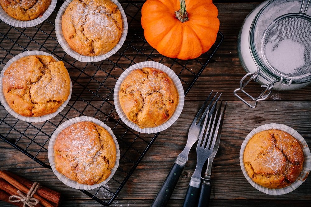 Receita de Muffin de abóbora low carb, 134,17 calorias por porção ...
